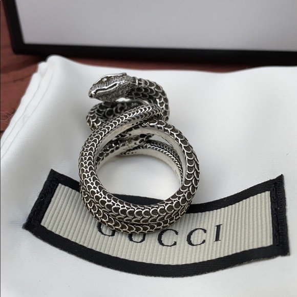 Gucci | Jewelry | Gucci Silver Snake Ring | Poshmark
